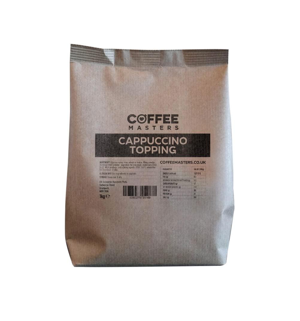 Coffee Masters Cappuccino Topping - 10 Packs x 1kg Instant Vending ...