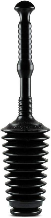 Master Plunger Bathroom Kit - Toilet Plunger & Brush Set in Black | Two ...