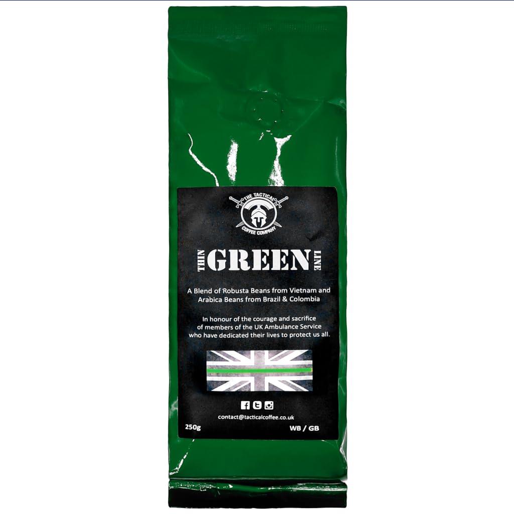 The Tactical Coffee Company Thin Green Line Roasted Whole Coffee Beans ...