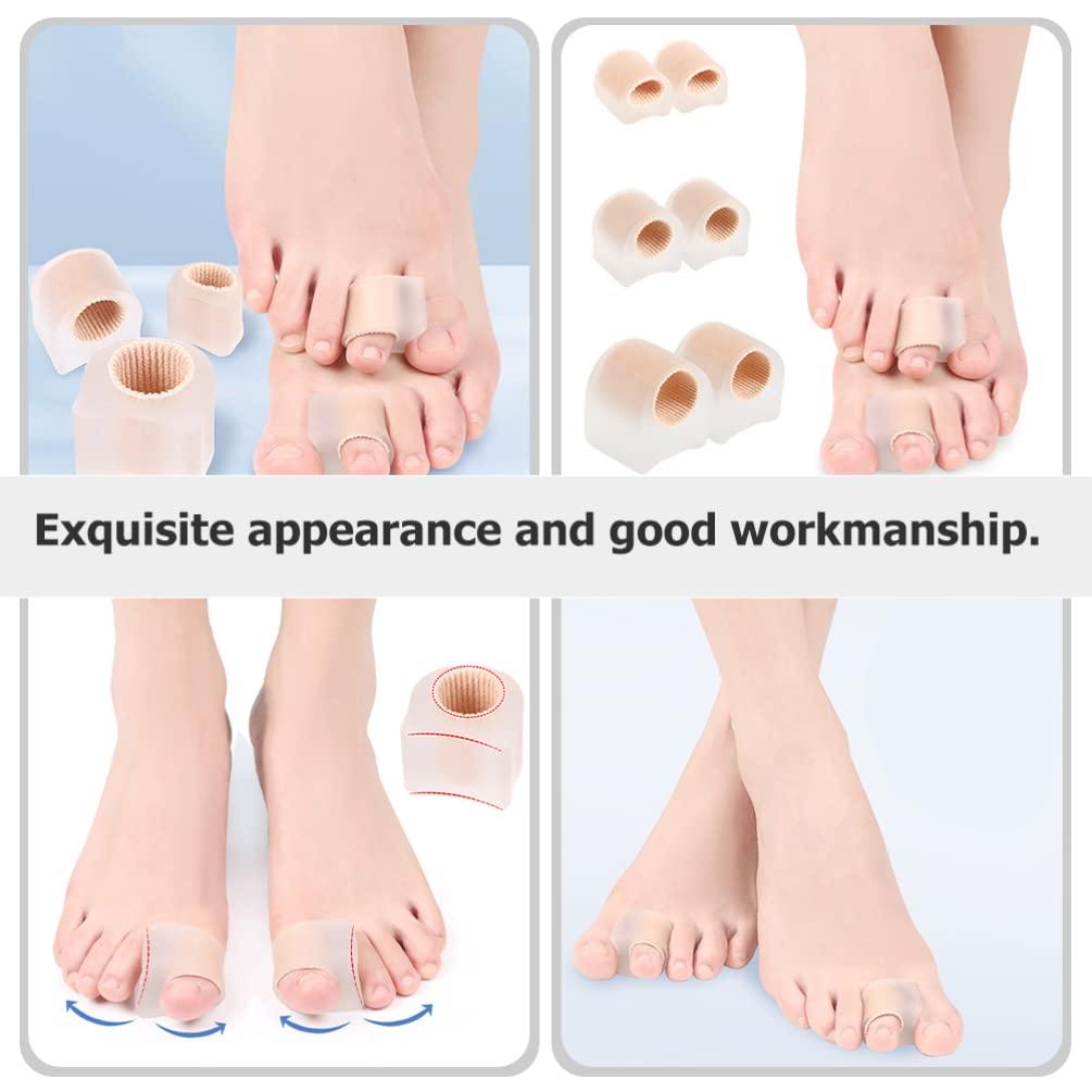 Gatuida Silicone Toe Separator + Bunion Corrector 2 Pairs - Thumb ...