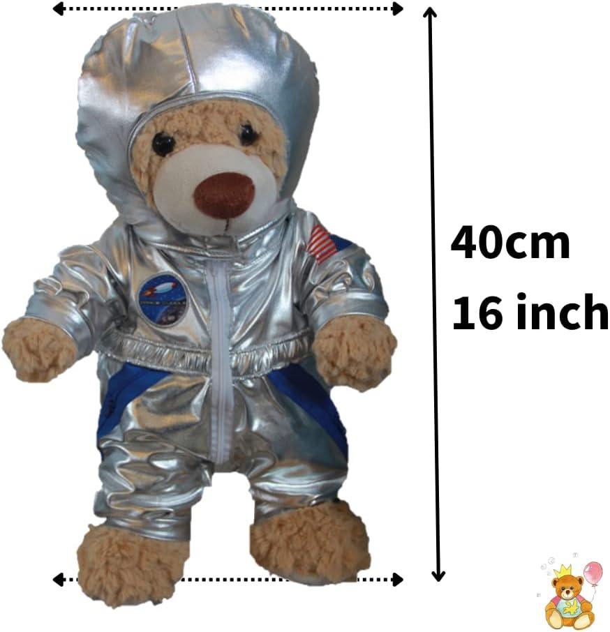 Astronaut Space Teddy Bear Outfit - Fits 16/40cm Bears (Bear Not ...
