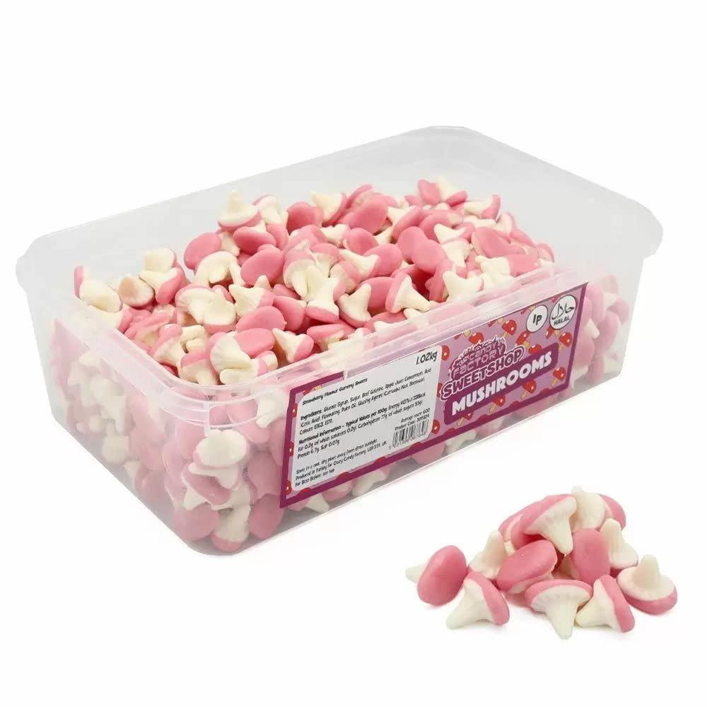 Strawberry Mushrooms - 500g Gummy Sweets | Buy Now with Express ...