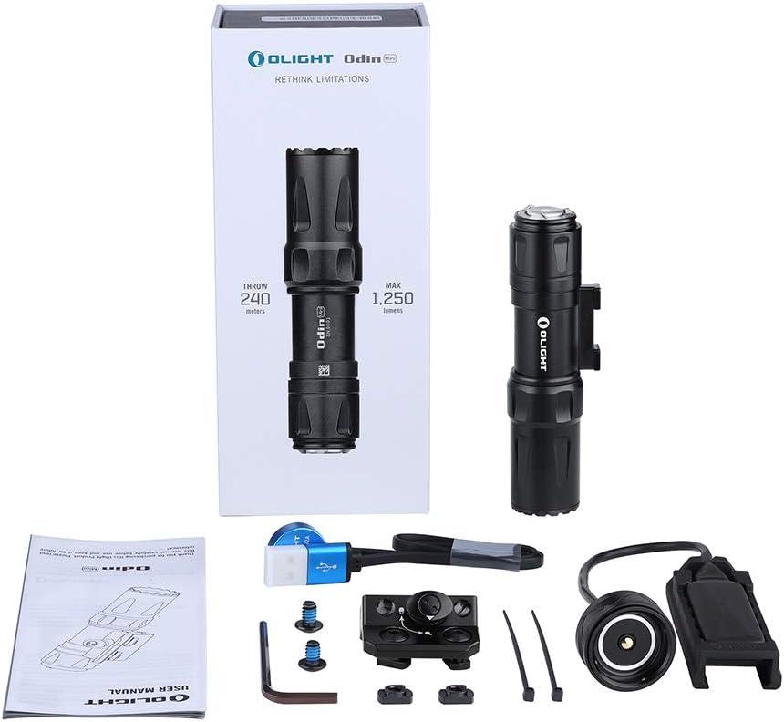 OLIGHT Odin Mini 1250 Lumens Compact Rechargeable Mlok Weaponlight ...