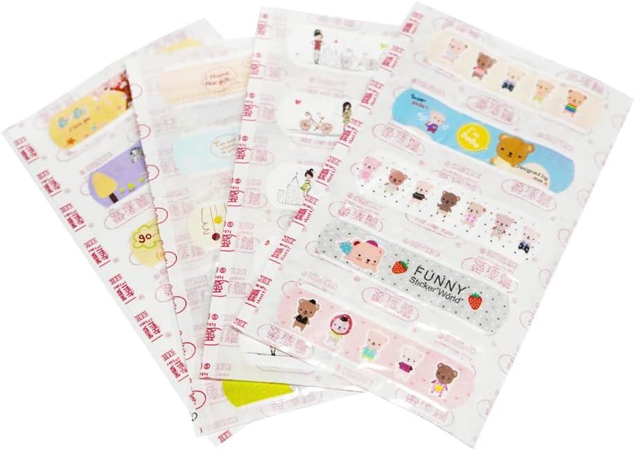 AndicAge Cute Bandages 100 Count - Water Resistant & Breathable ...