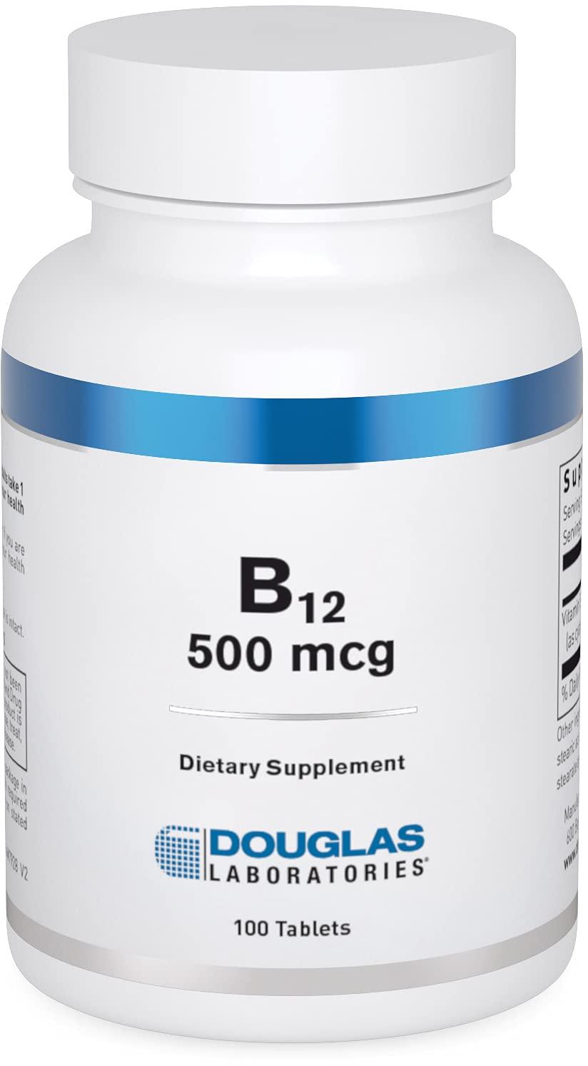 Douglas Laboratories B-12 500 mcg | Vitamin B12 for Metabolism & Red ...