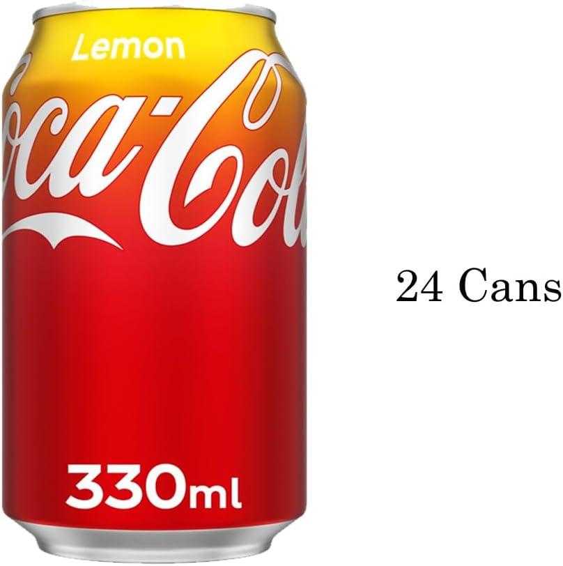 Coco Colaa Lemon 330ml - Sparkling Lemon Flavour Soft Drink with Plant ...