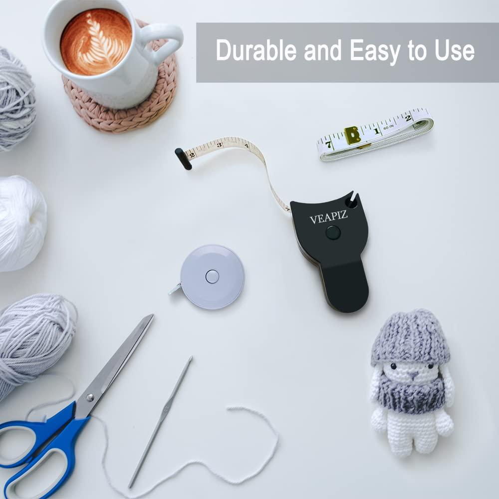 3PCS Automatic Telescopic Body Measure Tape with Lock Pin and Push ...