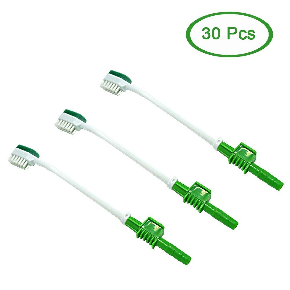 MUNKCARE Elderly Oral Cleaning Disposable Suction Swab Toothbrush Head ...