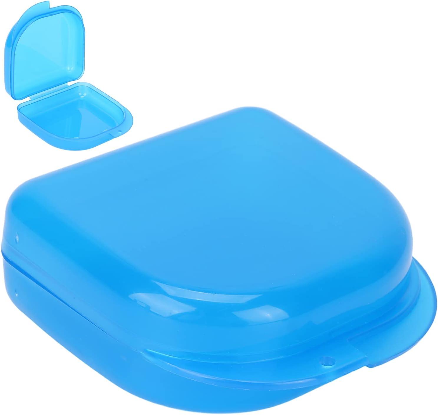 Ververt Touch Denture Container - Portable Prosthesis Case 4-Piece ...