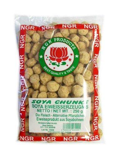 NGR Soya Balls 250g - Premium Meat Substitute Soya Chunks for Healthy ...