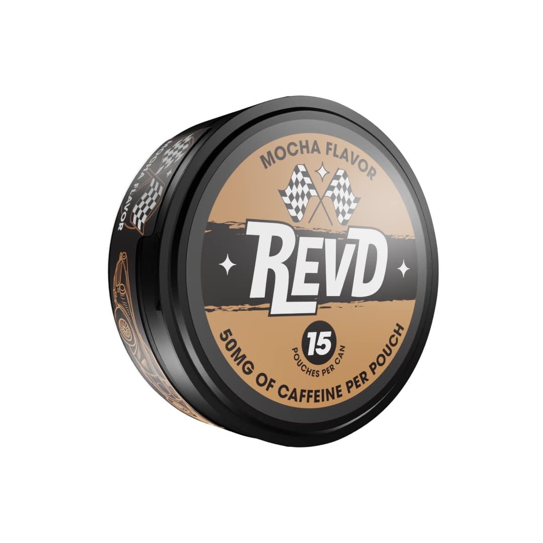 REVD Mint Energy Pouches 4 Can Variety Pack | Nicotine-Free Dip | 750mg ...