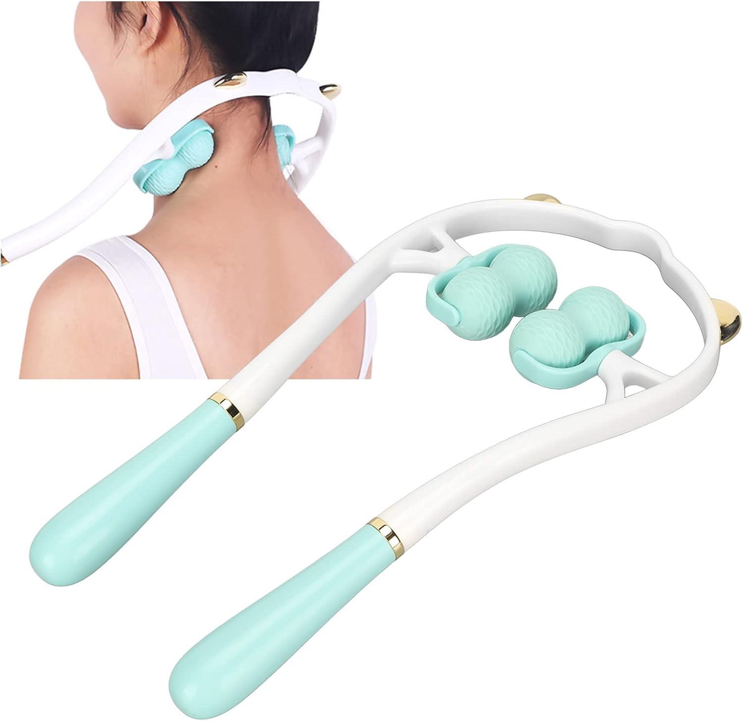 Neck Massager - Sky Blue Neck Roll with Pressure Points | Relieve ...