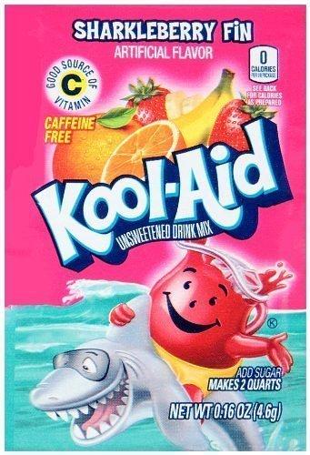 KOOL-AID SHARKLEBERRY FIN Unsweetened Drink Mix (12 Packets) - Kool-Aid ...