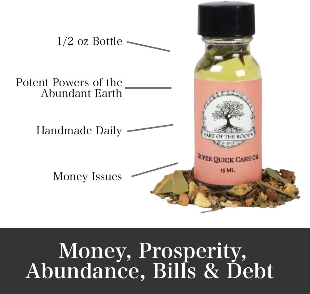 Quick Cash Oil by Art of the Root | Handmade Herbal Blend for Money ...