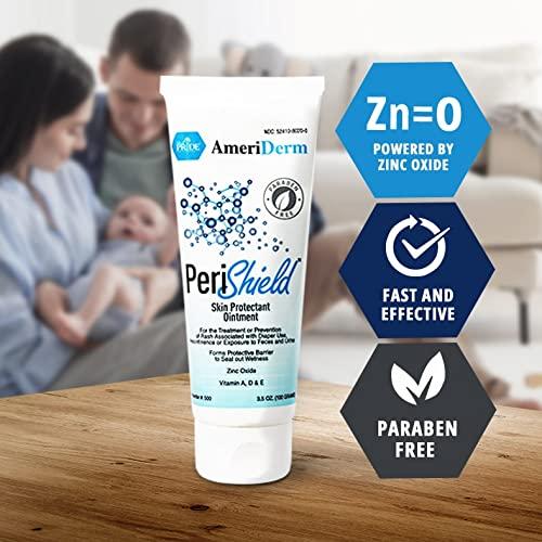 Med Pride PeriShield Diaper Rash Ointment - Zinc-Oxide Cream for Babies ...