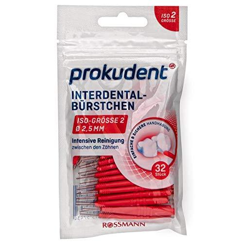 Prokudent Interdental Brushes ISO 2 - 32 Pieces 2.5 mm | Intensive ...