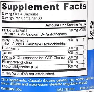 Jarrow Formulas Neuro Optimizer Cognitive Support & Brain Health ...