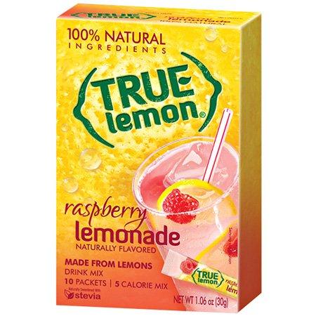 True Lemon Raspberry 10 Ct - 100% Natural Lemonade with Raspberry (Pack ...
