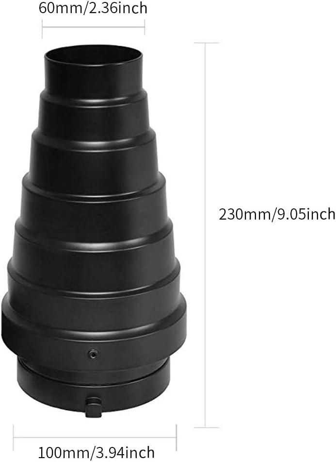 Soonpho Conical Snoot Kit: Aluminum Alloy Snoot with Grid & 5 Color ...