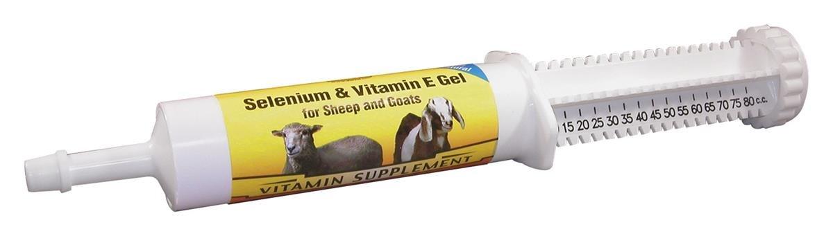 Durvet Sheep & Goat Selenium Vitamin E Gel 80ml - Essential Supplement ...