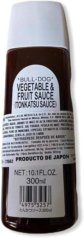 Bull-Dog Tonkatsu Sauce 300ml (Pack of 1) - Vegetable and Fruit Sauce ...