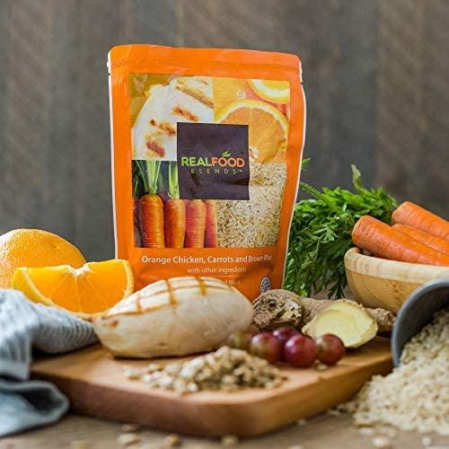 Real Food Blends Orange Chicken Carrots & Brown Rice 9.4 oz Pureed Meal ...