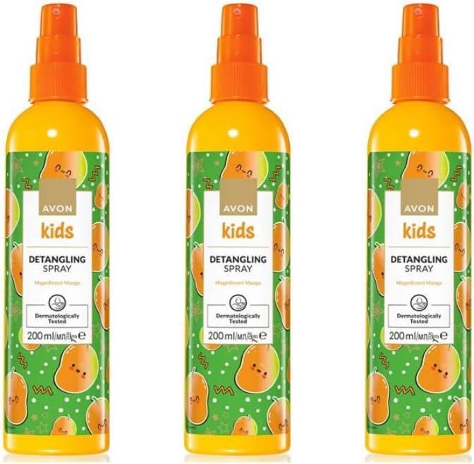 3-Pack Avon Kids Detangling Spray Magnificent Mango 200ml - Hair ...