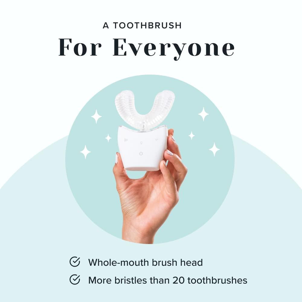 AutoBrush Pro Adults U-Shaped Automatic Toothbrush - 360 Whole Mouth ...