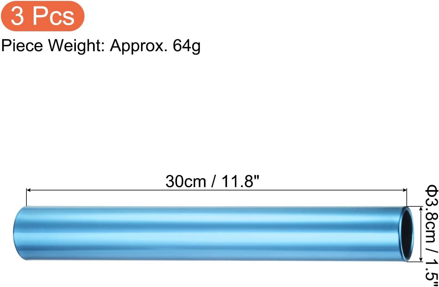 PATIKIL Aluminum Relay Track Batons - Blue Athletics Race Sticks for ...