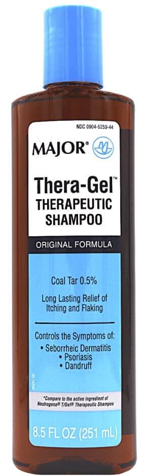 Major Thera-Gel Coal Tar Shampoo 0.5% - 8.5 fl oz | Therapeutic Hair ...