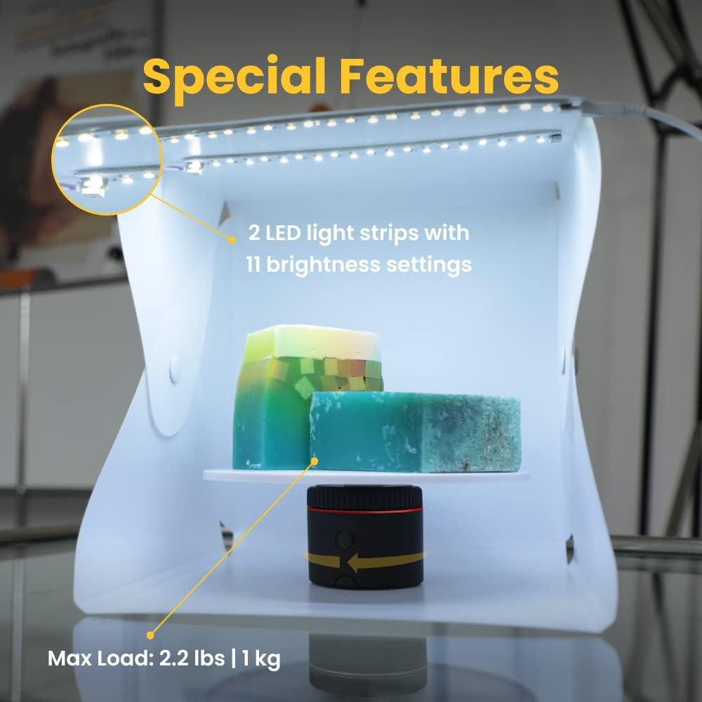 Pivo Lightbox 10 - Portable Professional Product Photography Studio Kit ...