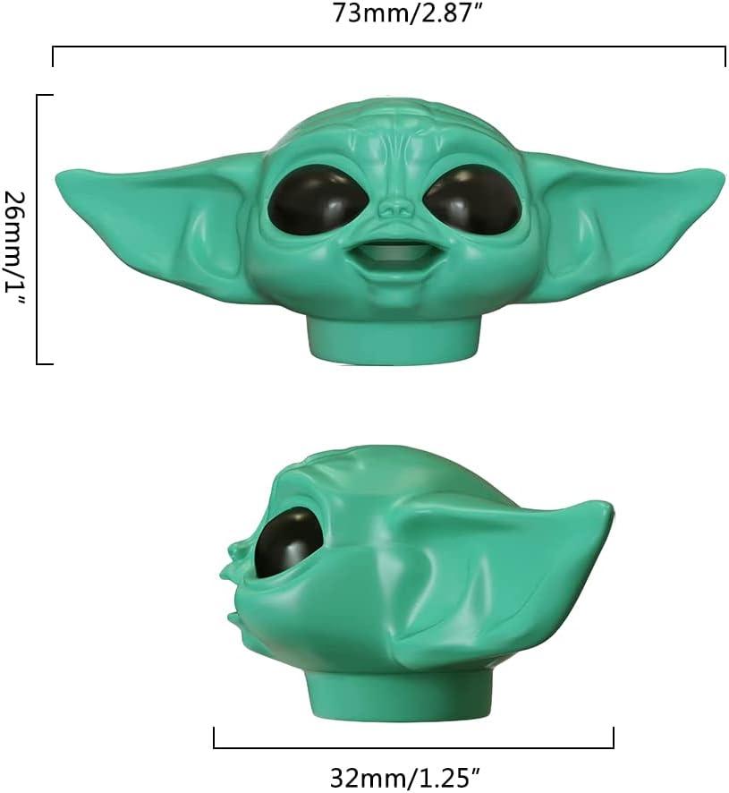 Nahey Baby Yoda Toothpaste Cap Donor - Fun Toothpaste Topper for Kids ...