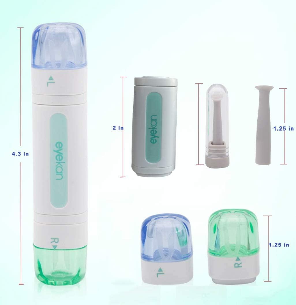 AITIME RGP Hard Contact Lens Case with Plunger | Semi-Scleral Design ...