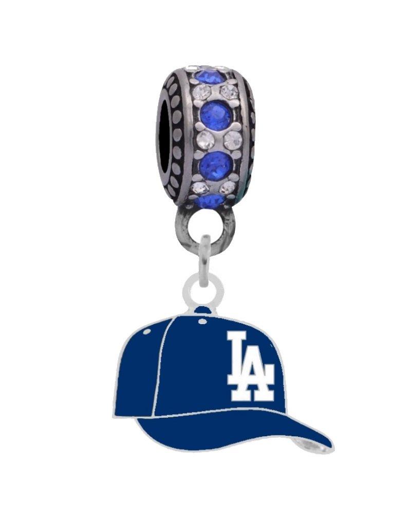 Los Angeles Dodgers Cap Charm for Pandora Style Bracelets | Necklace ...