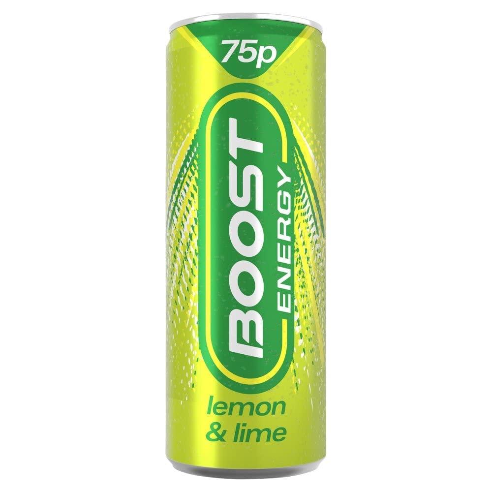Boost Energy Drink Lemon & Lime Flavour 250ml x 24 pack | Buy Now with ...
