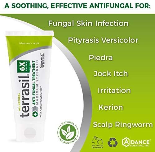 Terrasil Anti-fungal Treatment 50gm Max + Antifungal Cleansing Soap ...