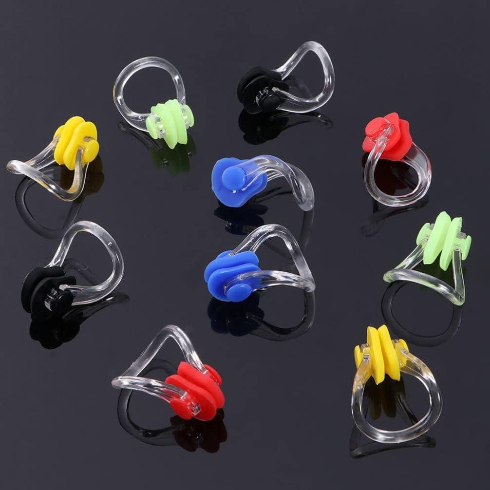 Obuyke 20Pcs Silicone Swimming Nose Clip for Kids and Adults - Ideal ...