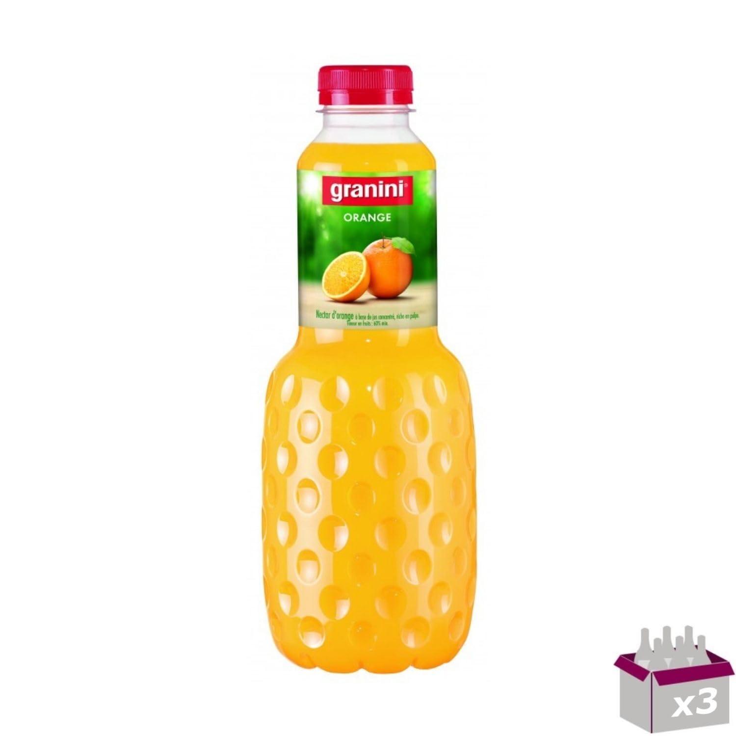 Buy Granini Orange Juice (No Pulp) - 3x1L | Premium Quality ...