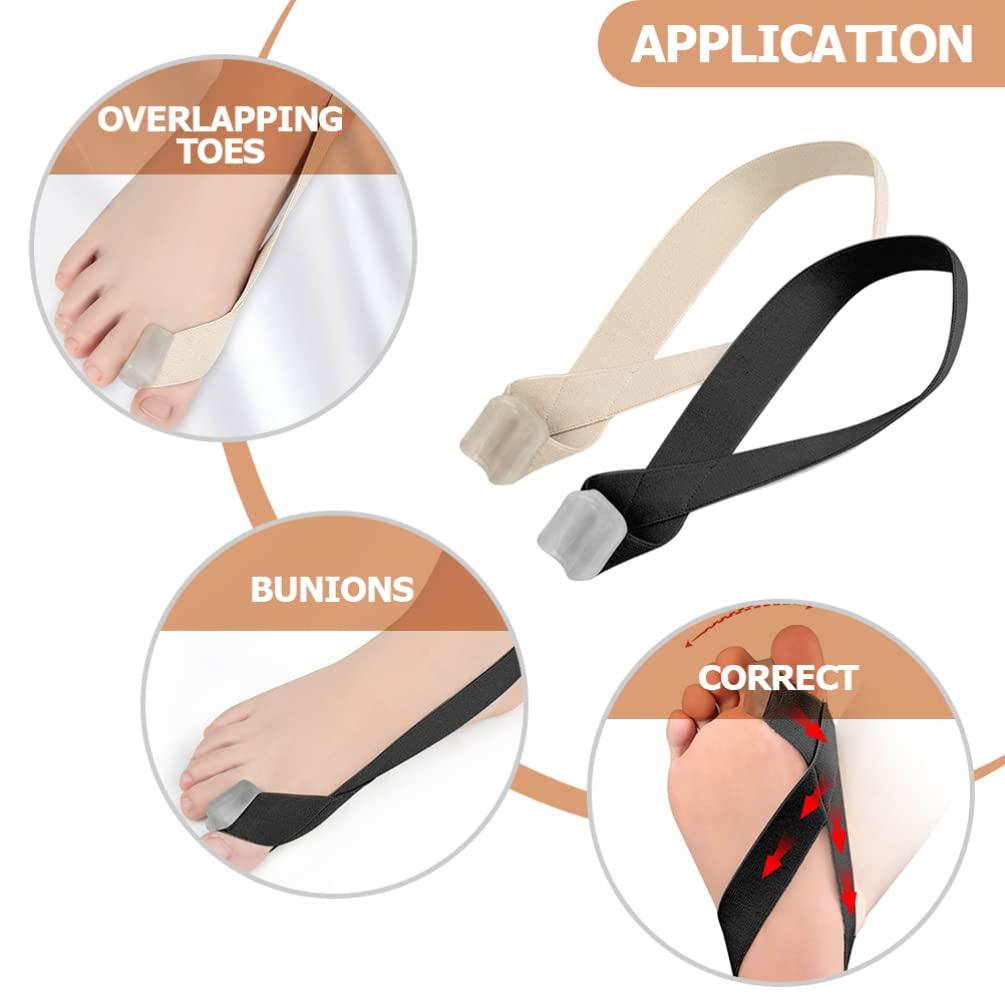 FOMIYES Pedicure Kit - 2pcs Toe Separators & Hammer Toe Straightener ...
