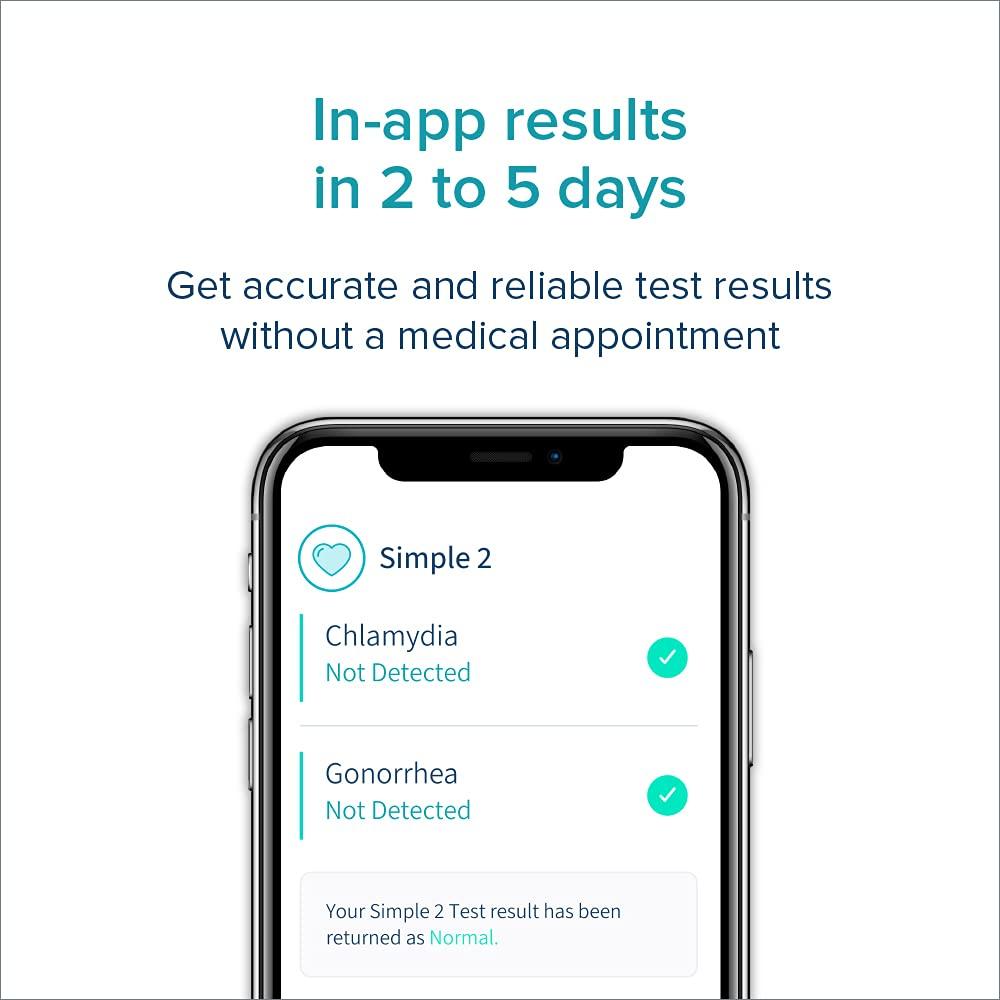 Let's Get Checked At-Home STD Test Kit - Chlamydia & Gonorrhea ...