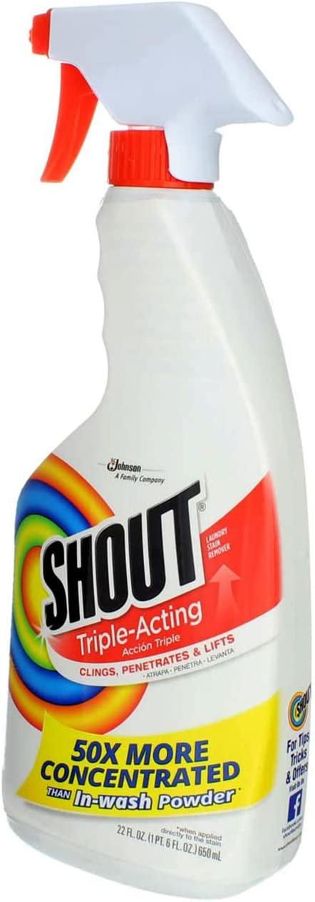 Shout Laundry Stain Remover Trigger Spray 22 Fl Oz Unscented - Pack of ...
