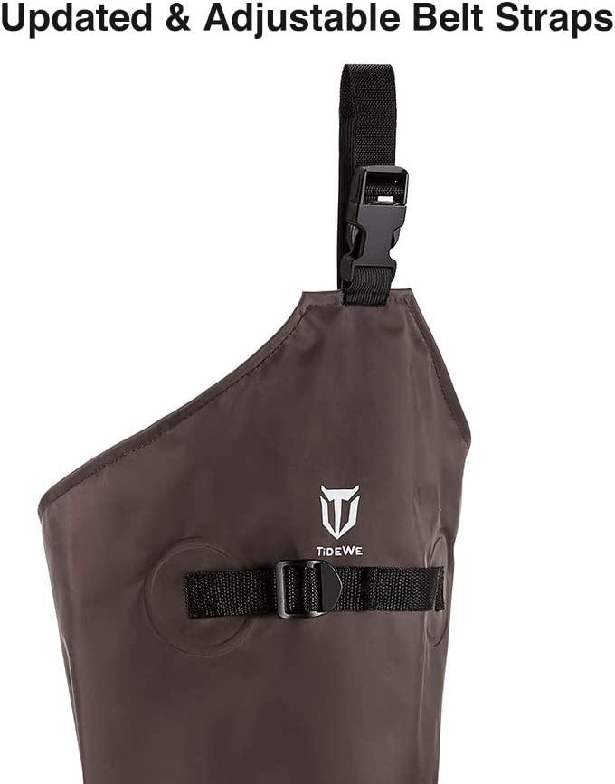 TIDEWE Lightweight Hip Wader for Men and Women - 2-Ply PVC/Nylon ...