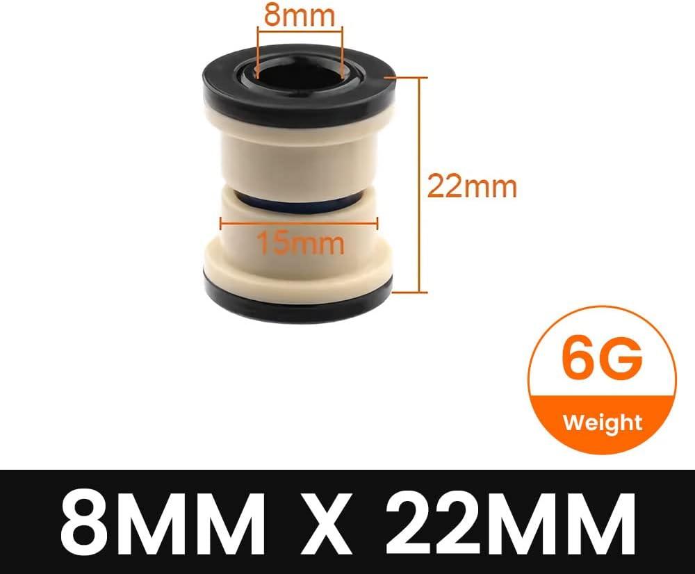 YEENOR DU Bicycle Shock Absorber Bushing Protective Sleeve M8*22/24 ...