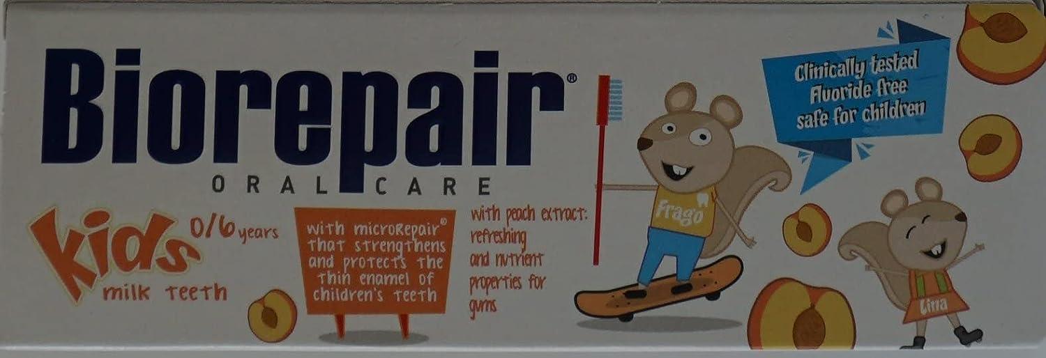 Biorepair Kids 0-6 Oral Care Toothpaste Peach 1.7fl.oz 50ml | Buy Now ...