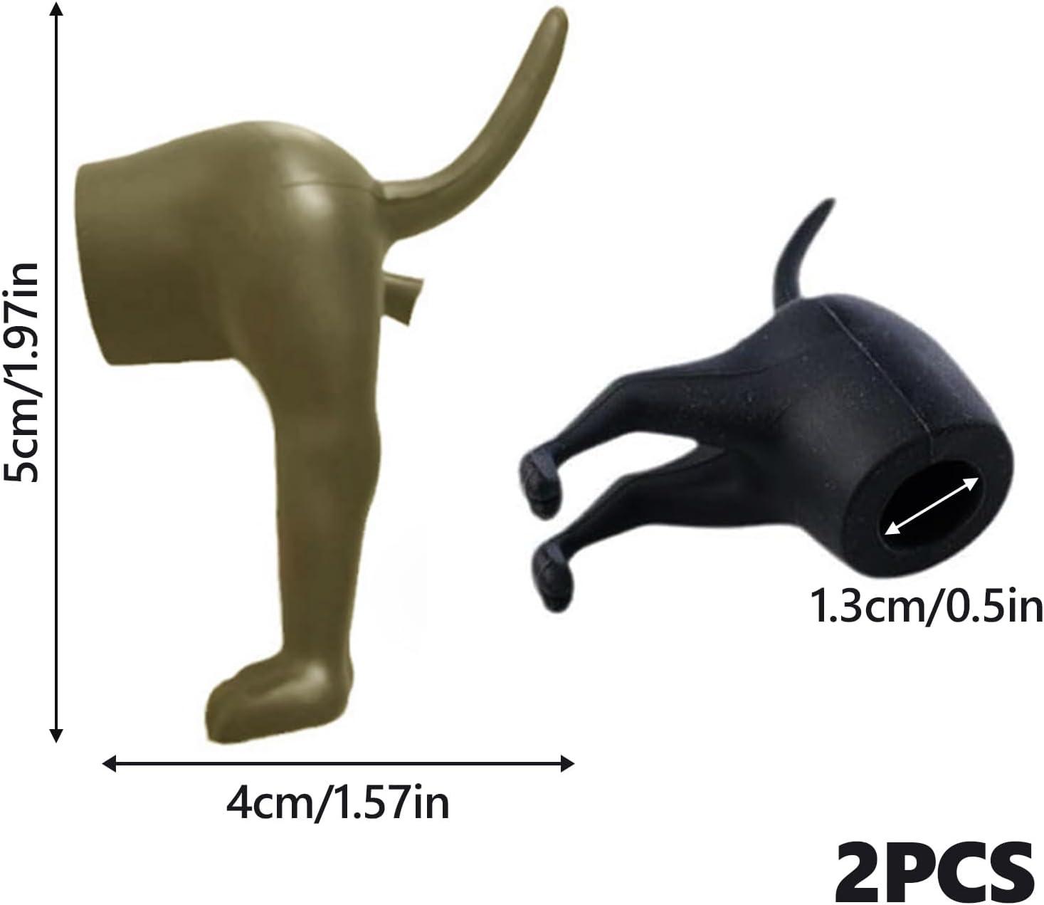 Neerix Dog Toothpaste Caps - 2 Piece Pooping Dog Butt Topper for Easy ...