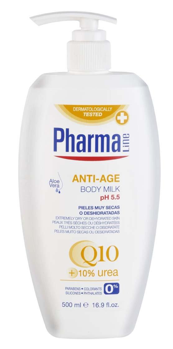 Buy PHARMALINE Anti-Aging Q10 Body Lotion 500ml - Youthful Skin Hydration & International ...
