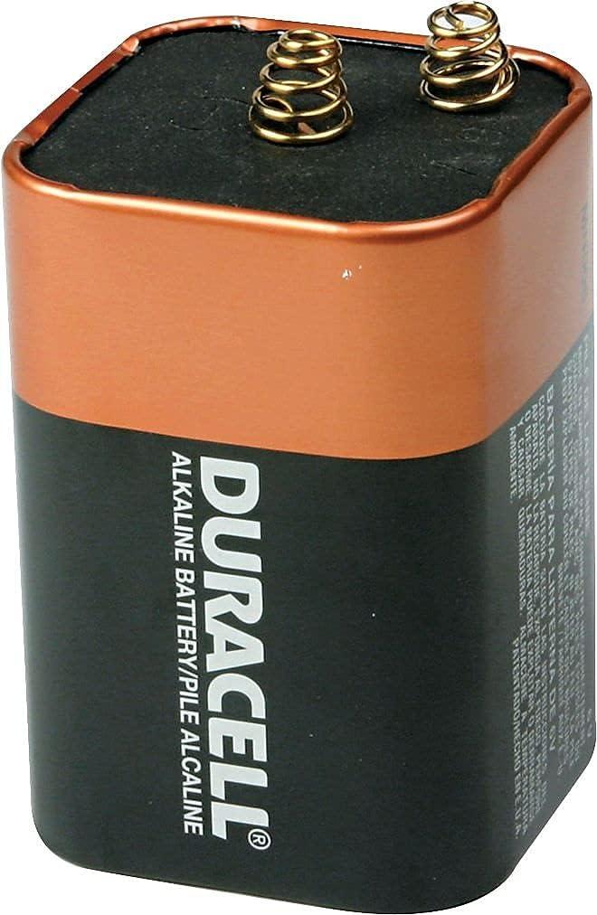 Duracell MN908 Coppertop 6-Volt Alkaline Lantern Battery - Long-Lasting ...