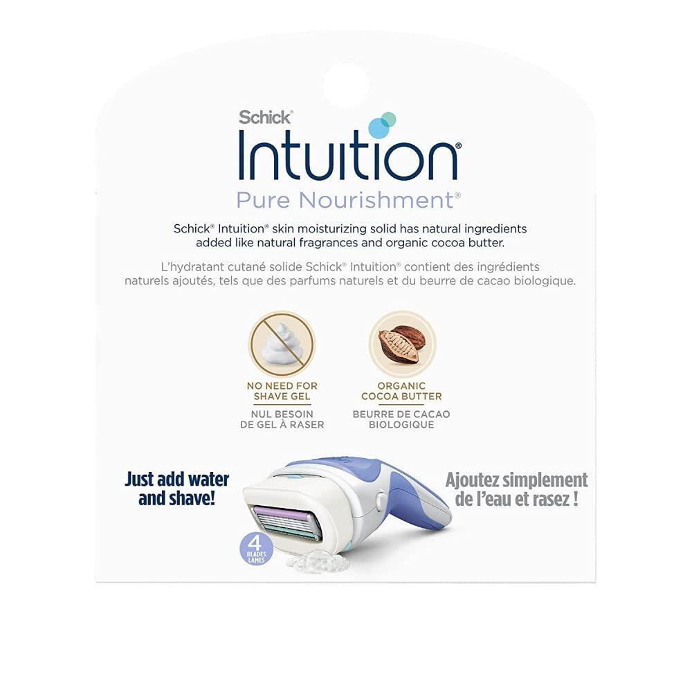 Schick Intuition Pure Nourishment Razor Refill Cartridges - 6 Count (3 ...