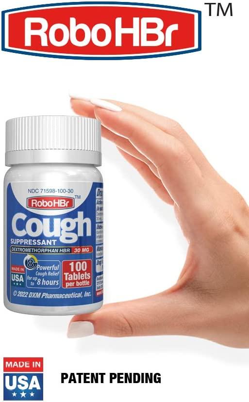 RoboHBr Cough Suppressant 30mg Dextromethorphan HBr - 100 Tablets | Buy Now with Express ...
