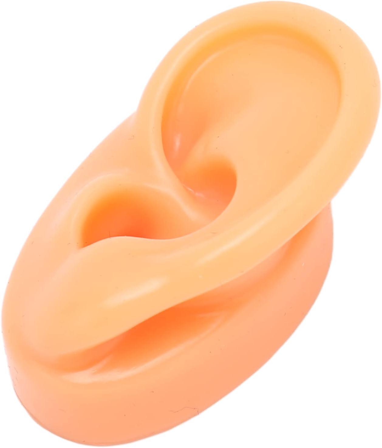 Flexible Silicone Fake Human Ear Model for Piercing Training - Left Ear ...